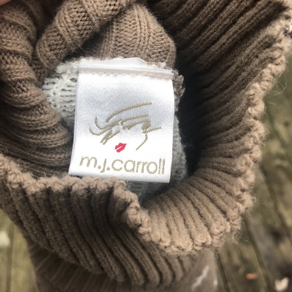 MJ Carroll | Sweaters | Vintage Brown Turtleneck Sweater | Poshmark